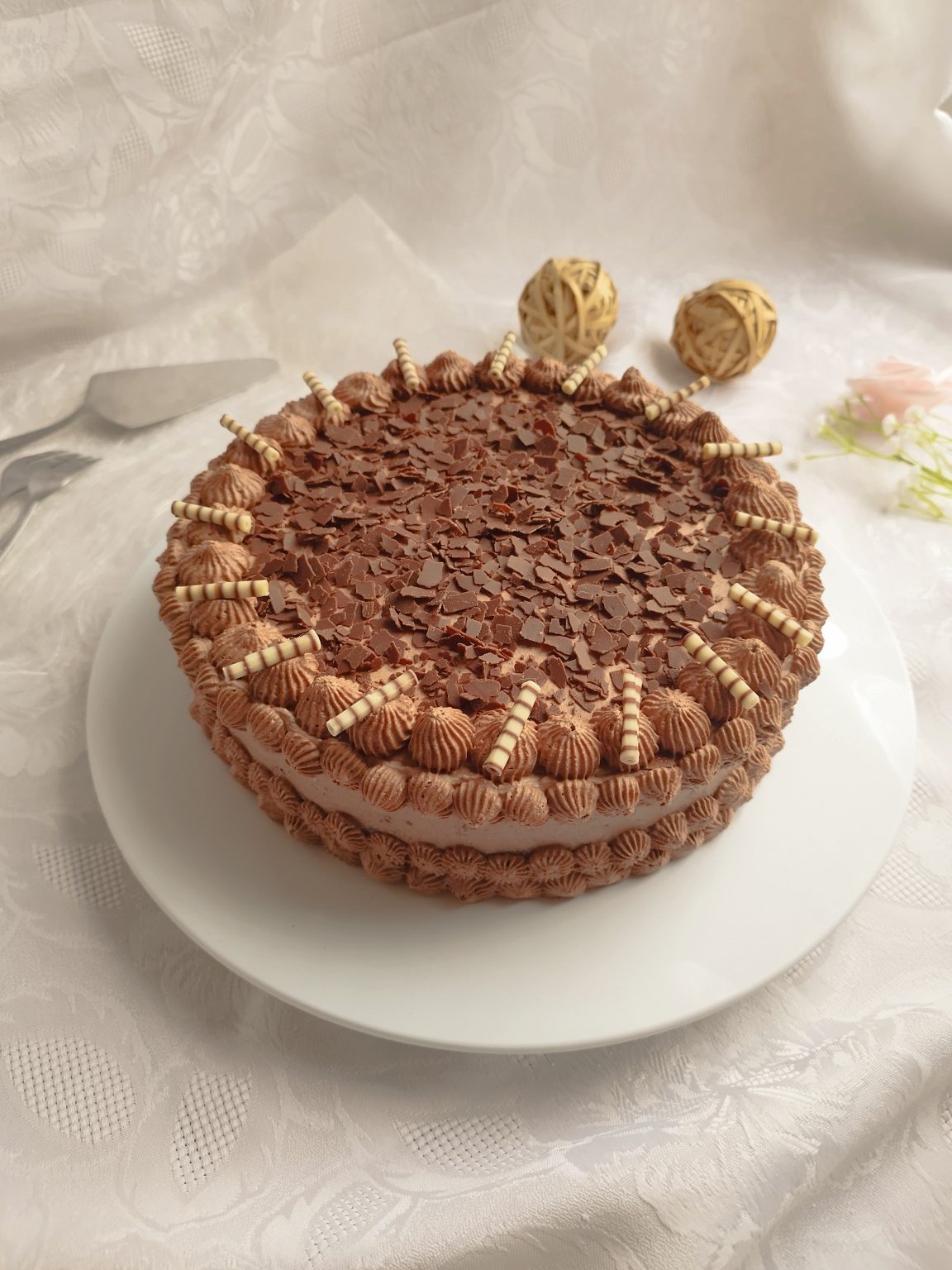 Schoko - Torte mit Kirschen - Simones Backideen